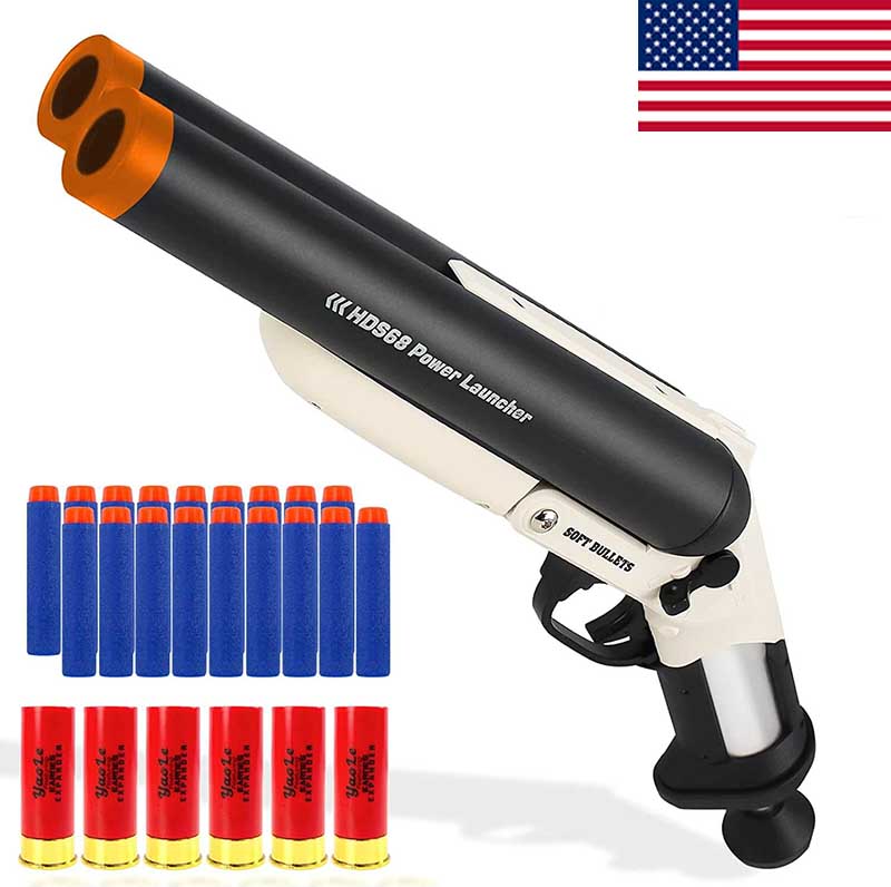 HDS68 Sawed Off Double Barrel Dart Blaster Biu Blaster