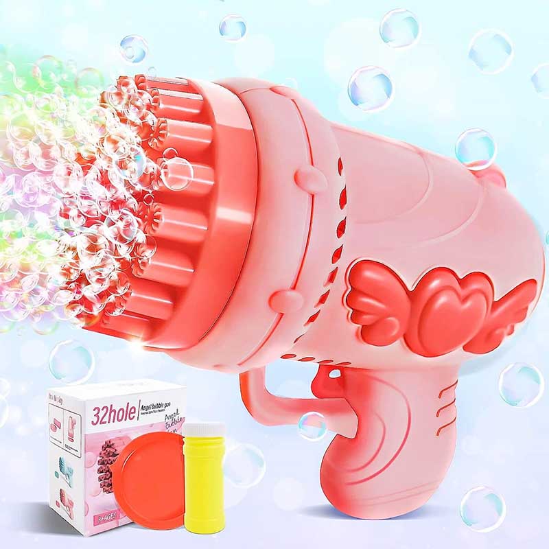 32-Hole Electric Mini Bazooka Bubble Gun Machine (US Stock) – Biu Blaster