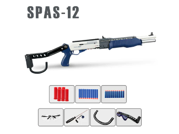 UDL SPAS-12 Shell Ejecting Dart Blaster – The Ultimate Pump-Action Exp – Biu Blaster