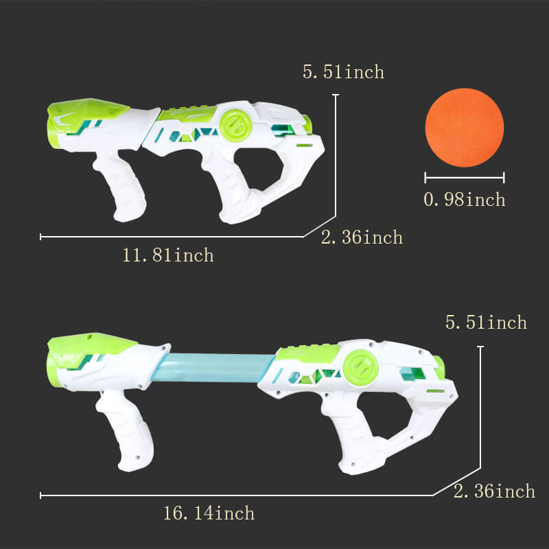 Rapid Fire Pump Air Popper Foam Ball Toy Gun – Biu Blaster