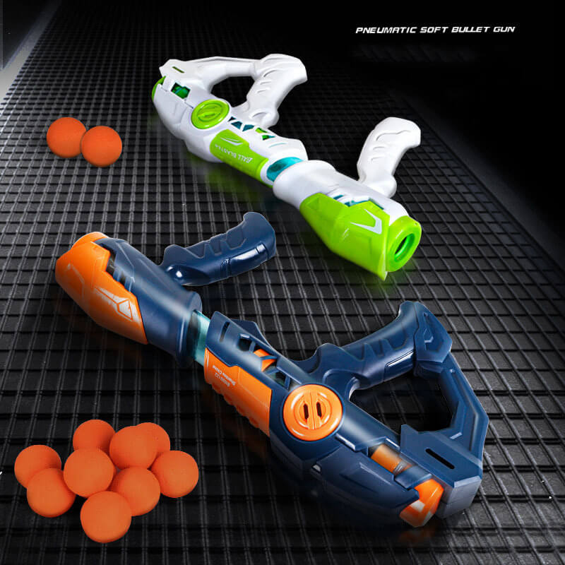 Rapid Fire Pump Air Popper Foam Ball Toy Gun – Biu Blaster