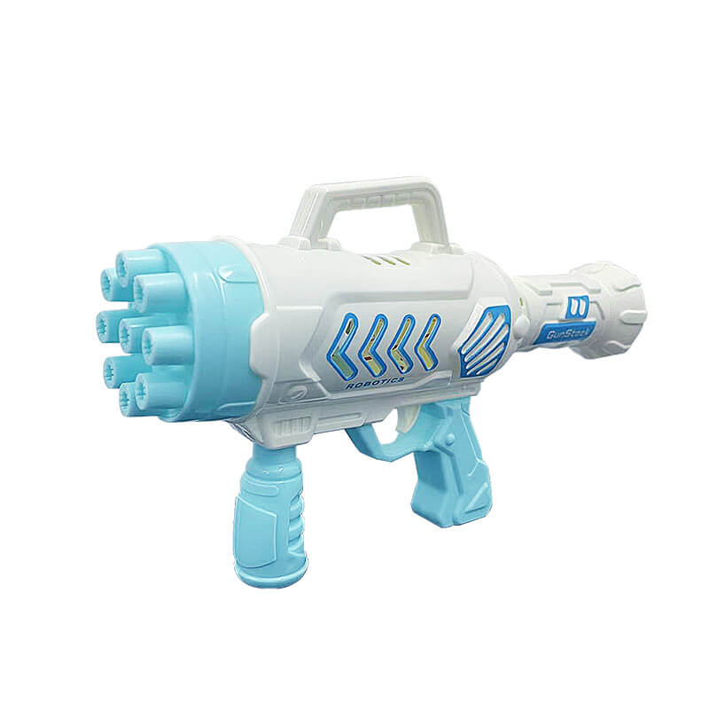 9-Hole Mini Rocket Bubble Machine Gatling Bubble Gun Blowing Bubbles C ...