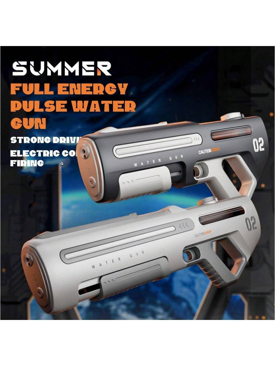 New Space Pulse Silver Gray Mecha Style Manual/Automatic Water blaster ...