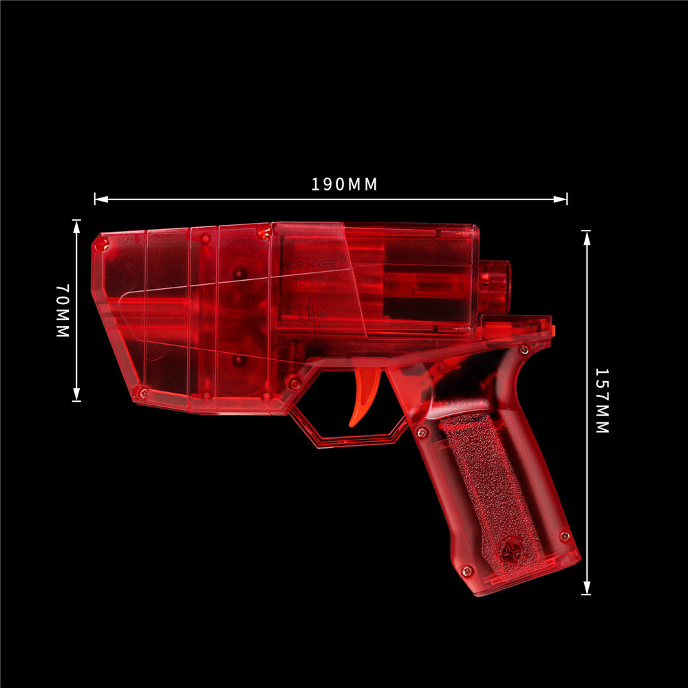 Worker Limited Edition Transparent Red Hurricane Blaster – Biu Blaster