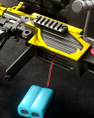 LuoChen Gold Dragon M249 Auto Shell Ejecting Foam Blaster – Biu Blaster