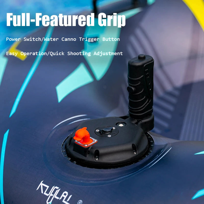 Kublai S3 Electric Inflatable AquaMotive Lounge Water Float With Squir ...