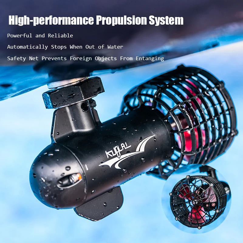 Kublai S3 Electric Inflatable AquaMotive Lounge Water Float With Squir ...