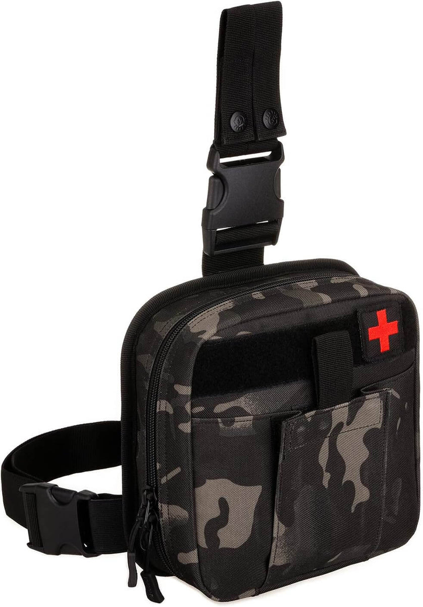 A017 Drop Leg Medical Bag Tactical Leg Pouch – Biu Blaster