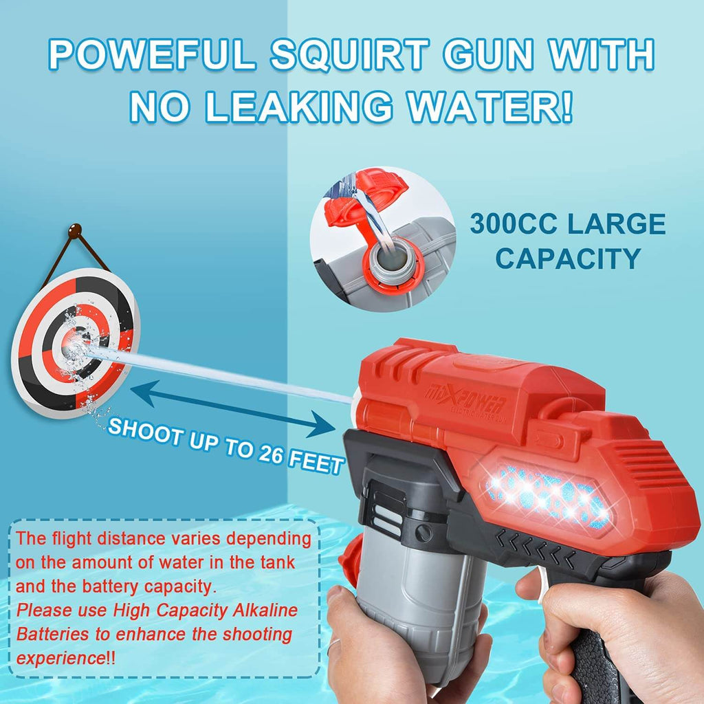 Long Range Electric Water Blaster with LED Light – Biu Blaster