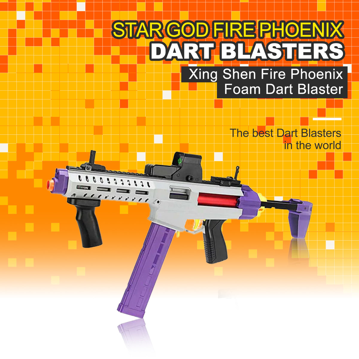 Xing Shen Fire Phoenix Foam Dart Blaster – Biu Blaster