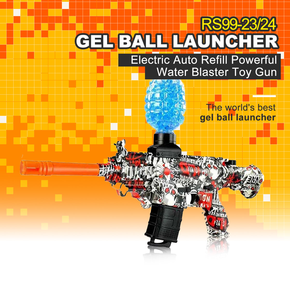 RS99-23/24 Electric Manual/Auto M416 Gel Blaster – Biu Blaster