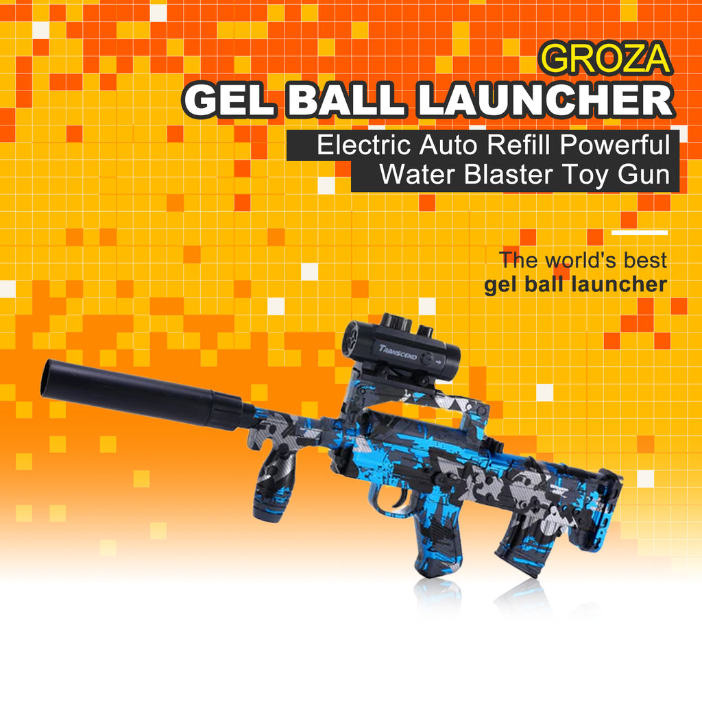 Groza Electric Hopper Feed Gel Ball Blaster – Biu Blaster