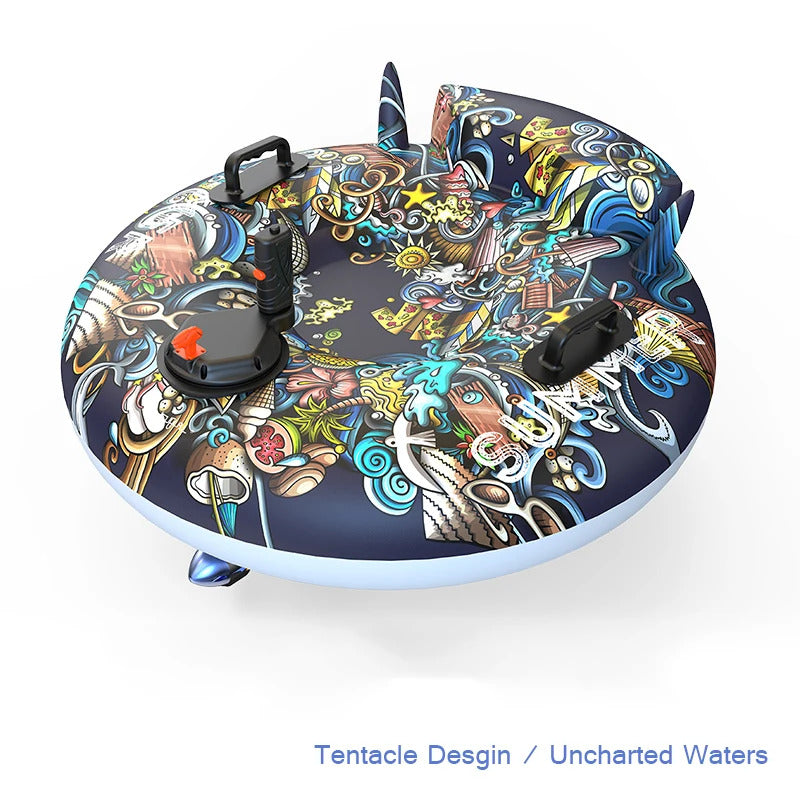 Kublai S3 Electric Inflatable AquaMotive Lounge Water Float With Squir ...