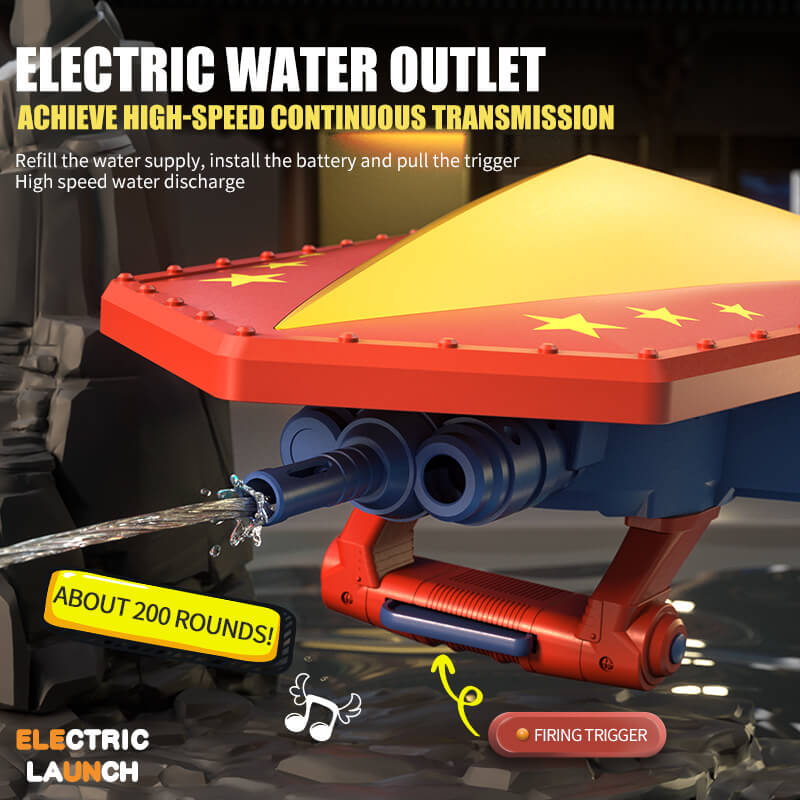 Electric Auto Refill China Warrier Shield Water Gun with Balls – Biu ...