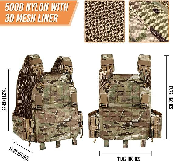 Adjustable Lightweight Laser-Cutting Cummerbund Quick Release Tactical ...