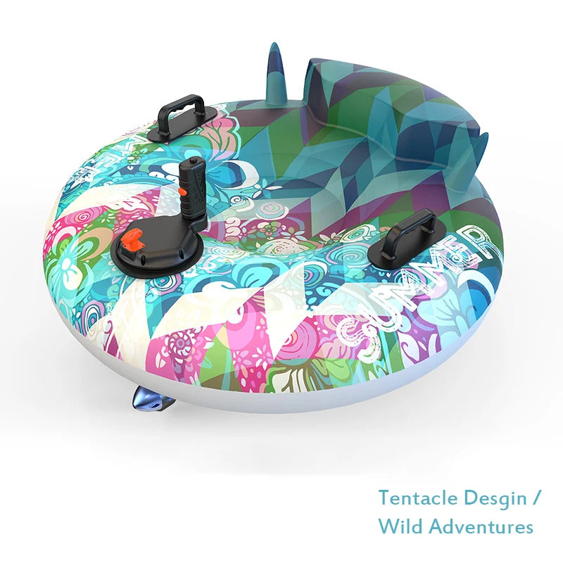 Kublai S3 Electric Inflatable AquaMotive Lounge Water Float With Squir ...