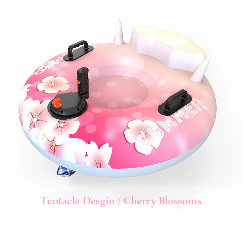 Kublai S3 Electric Inflatable AquaMotive Lounge Water Float With Squir ...