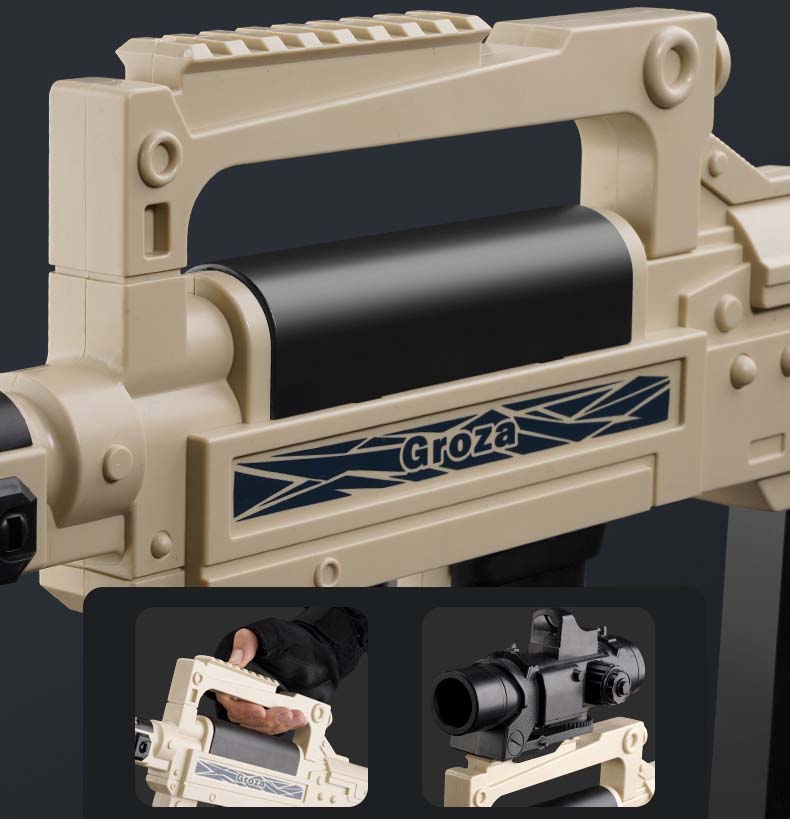 Groza Manual Shell Ejecting Mag-Fed Foam Dart Blaster – Biu Blaster