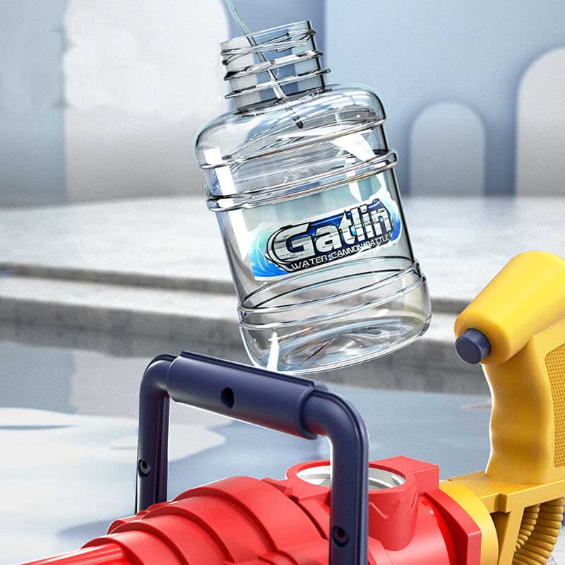 High Pressure Large Capacity Electric Gatling Water Splash Squirt Gun ...