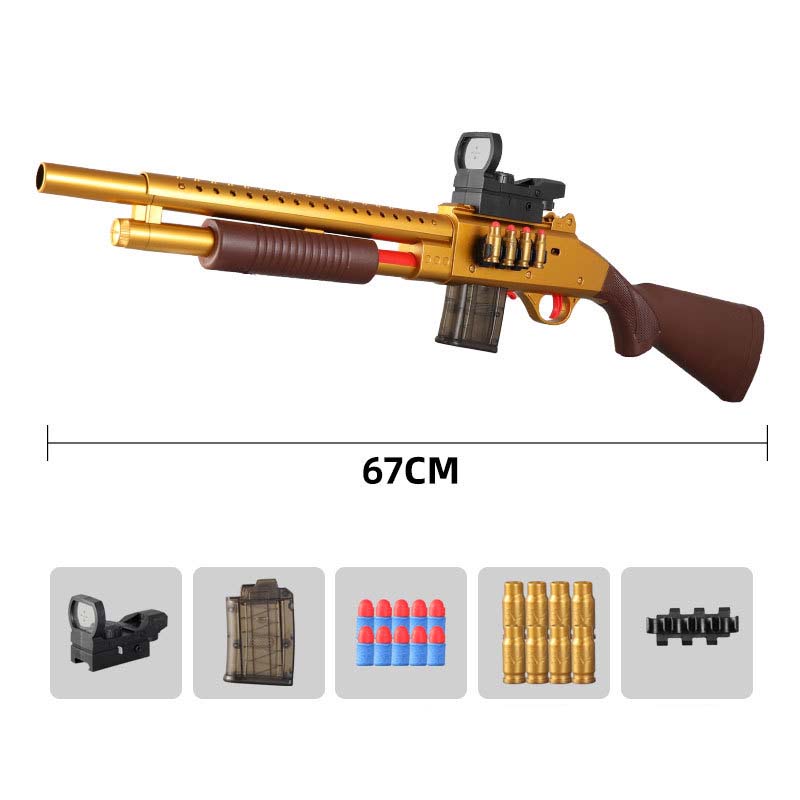 Mini M870 Shell Ejecting Soft Bullet Dart Blaster – Biu Blaster