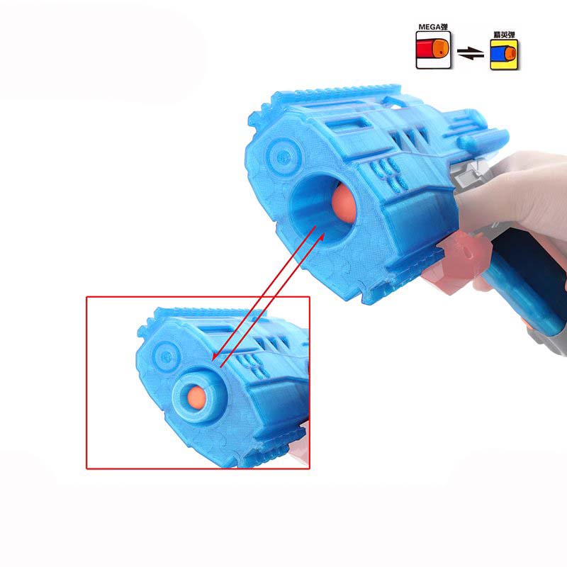 Worker Extend Barrel Jacket for Nerf N-Strike Mega Big Shock Toy – Biu ...