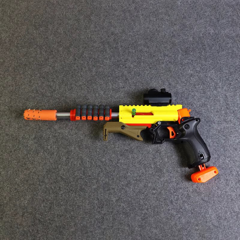 Rival Knockout Upgraded Nerf Blaster Custom Mod – Biu Blaster
