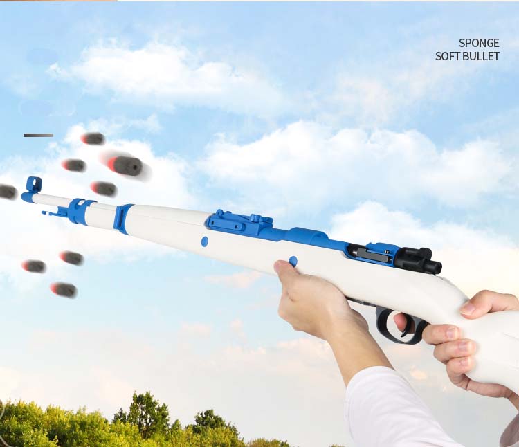 Hanke 98K Shell Eject Soft Bullet Foam Blaster – Biu Blaster
