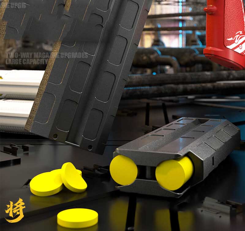 JF SCAR-L Foam Disc Blaster Toy Launcher – Biu Blaster