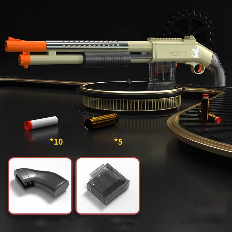 Handi Manual Pump Action Shell Ejecting Dart Blaster – Biu Blaster