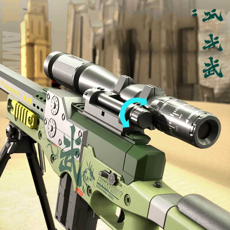 JF Electric AWM Sniper Foam Disc Blaster – Biu Blaster