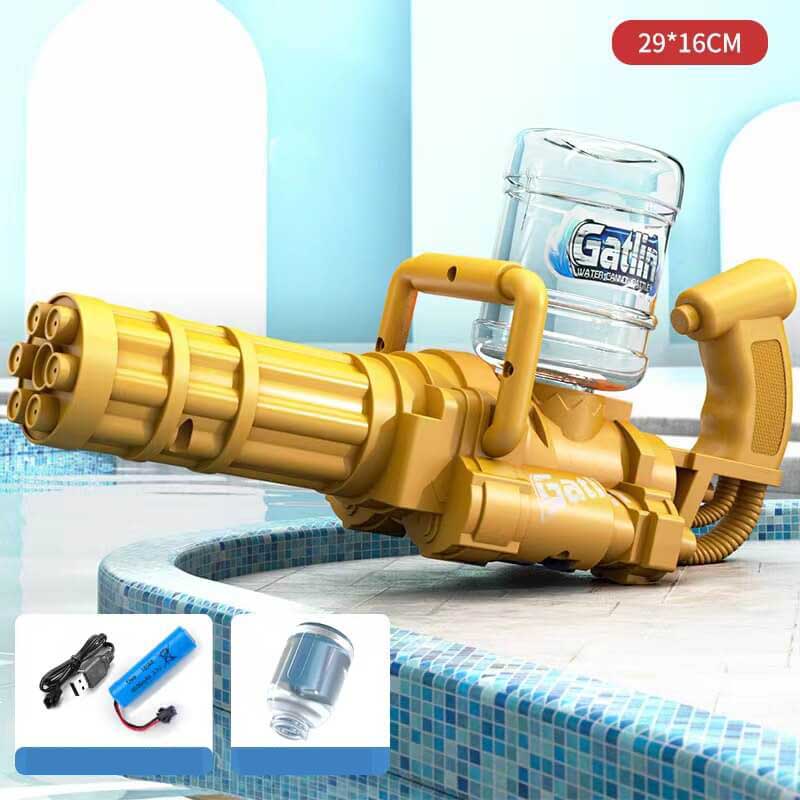 High Pressure Large Capacity Electric Gatling Water Splash Squirt Gun ...