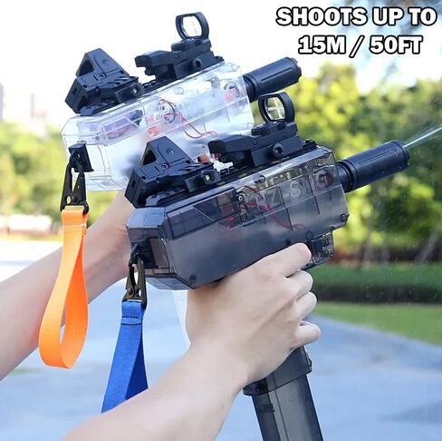Electric UZI SMG Water Blaster Toy Gun – Biu Blaster