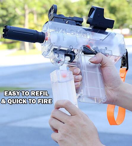 Electric UZI SMG Water Blaster Toy Gun – Biu Blaster