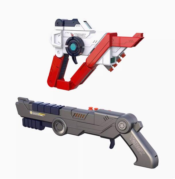 Tobot Galaxy Detectives Manual Foam Dart Toy Gun with Light & Sound ...