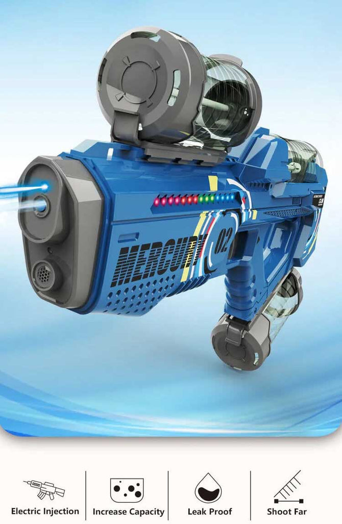 Glow in the Dark Mercury M2 Electric Water Gun with Luminous Light ...