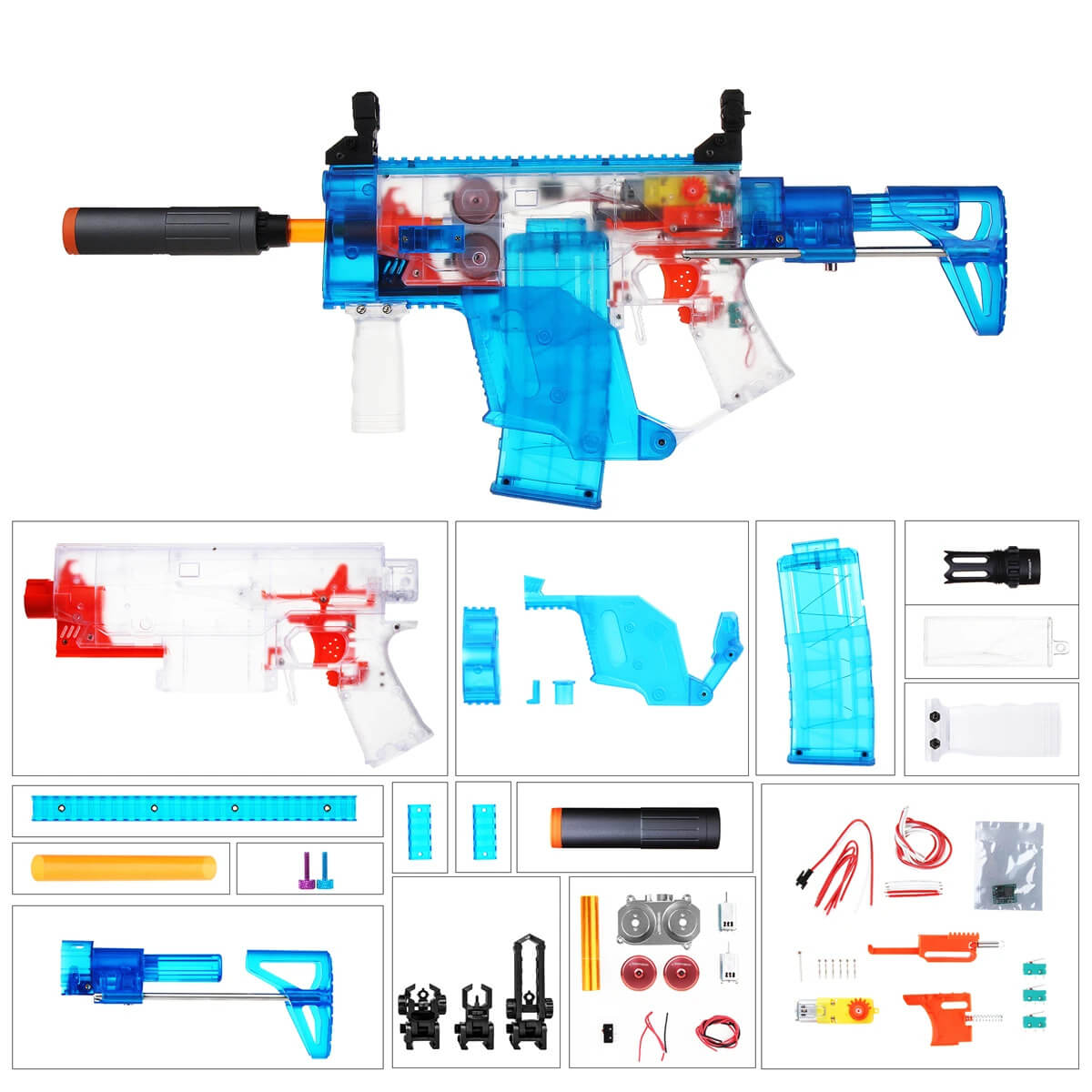Worker Swordfish Foam Blaster Full Auto Kit – Biu Blaster