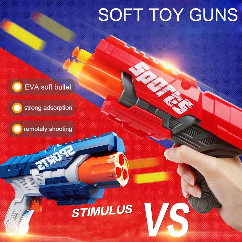 Eva Soft Sponge Bullets Toy Guns Kids Toy Suction Cup Bullet Foam Hea ...