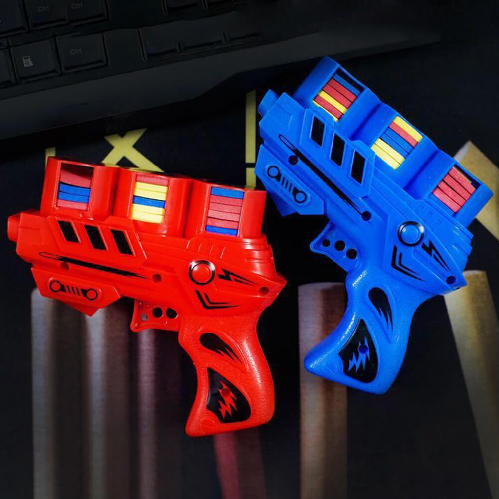 Flying Foam Disc Launcher Shooter Toy Gun Creative Design Kids Toys ...