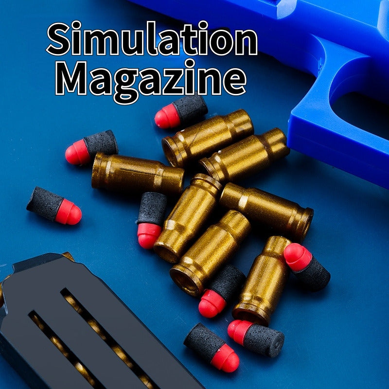 M1911 Shell Ejecting Sponge Soft Bullet Dart Blaster – Biu Blaster