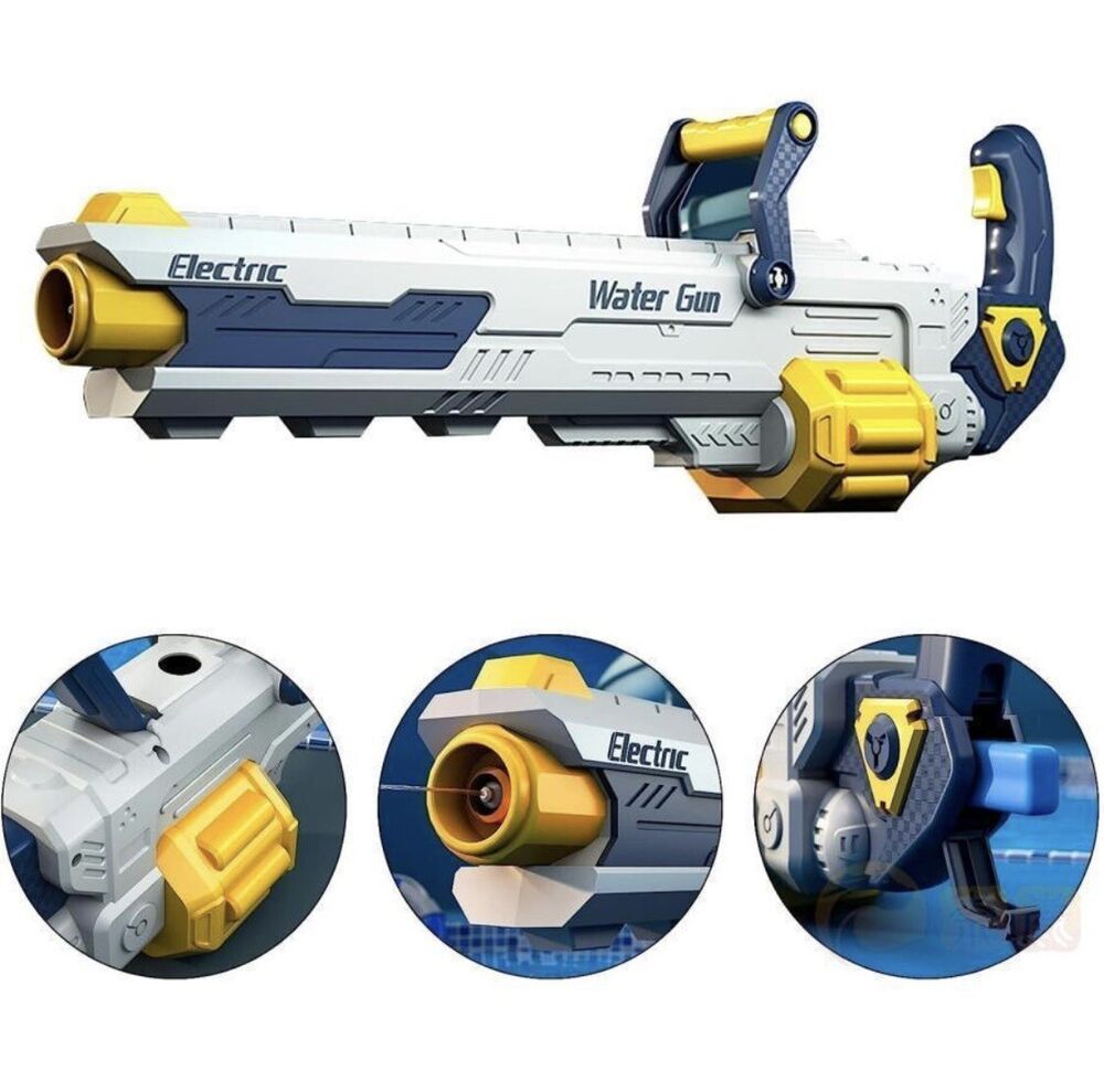 Water gun electric super strong flying distance 16m pressurized type 1 ...