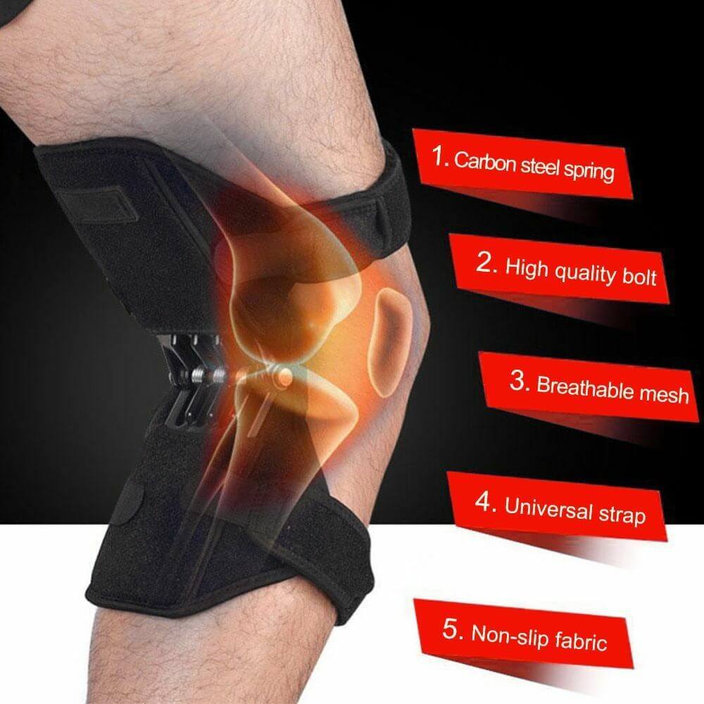 Power Knee Support Pads Joint Protection Spring Knee Booster – Biu Blaster