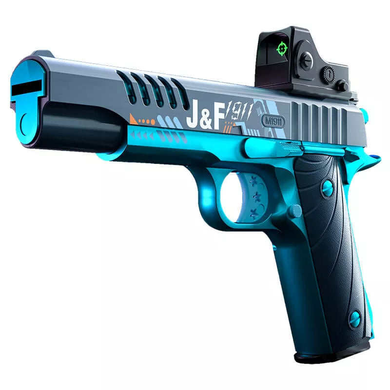 JF M1911 Electric Blowback Foam Disc Blaster – Biu Blaster