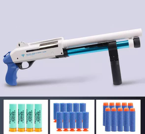 Super-Shorty M870 Shell Ejecting Foam Dart Blaster – Biu Blaster