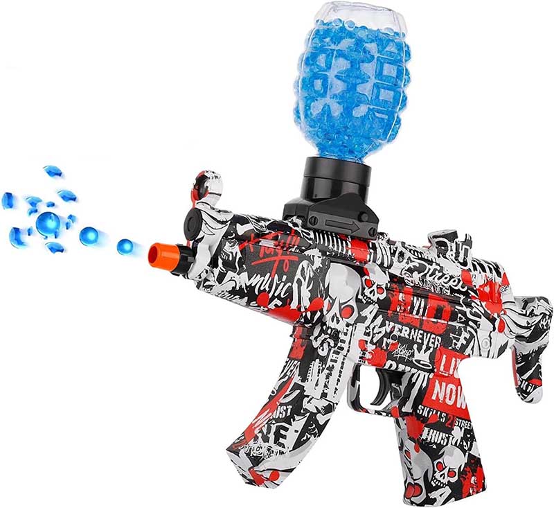 Mini MP5 Splatter Ball Electric Gel Blaster Toy Using 6-7mm Gel Balls ...