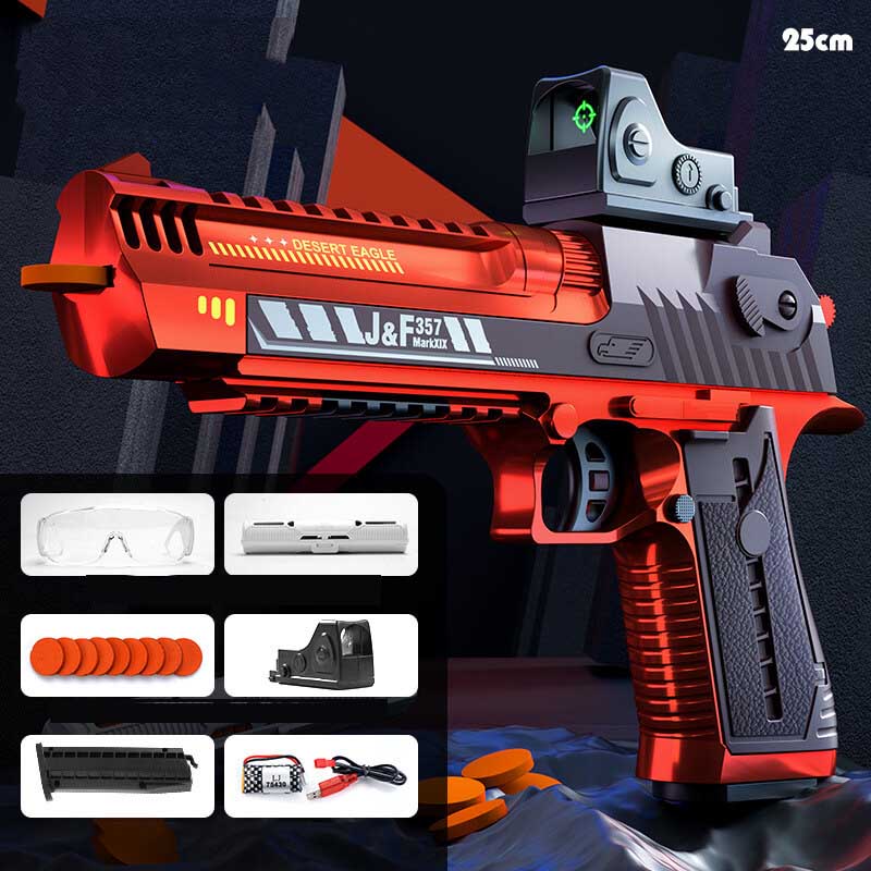 JF Desert Eagle Toy Gun Electric Foam Disc Blaster – Biu Blaster