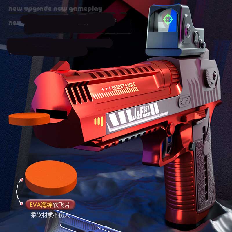 JF Desert Eagle Toy Gun Electric Foam Disc Blaster – Biu Blaster