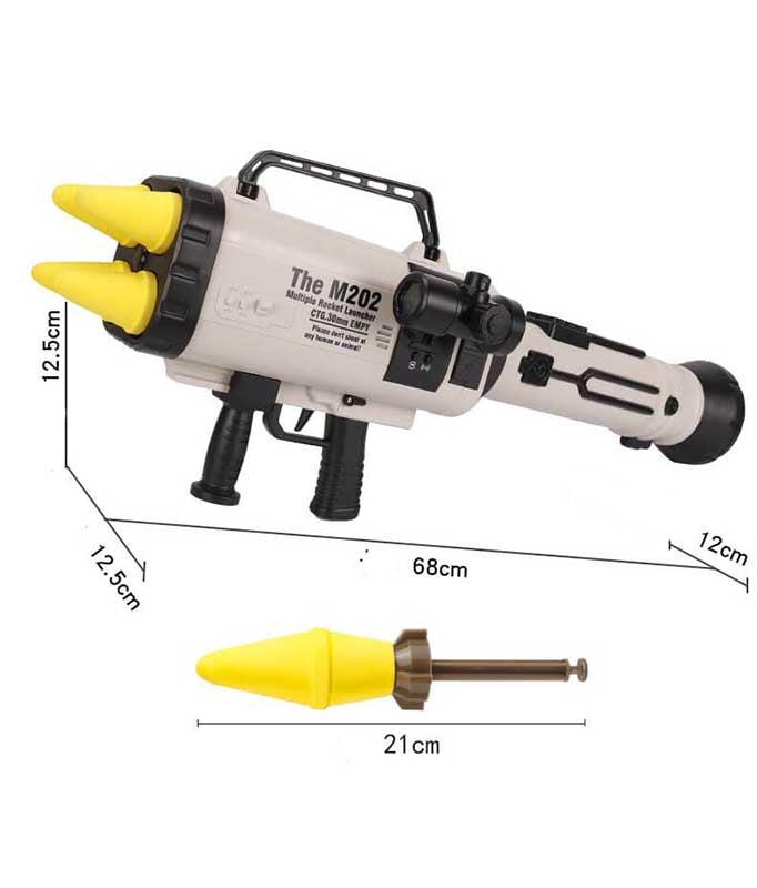 M202 Quadruple Rocket Launcher Blaster Toy – Biu Blaster