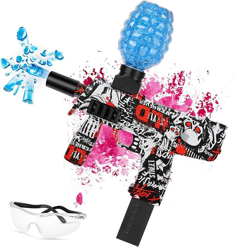 STD Graffiti Hopper-Fed Electric Splatter Ball Kids Toy Blaster for Ou ...