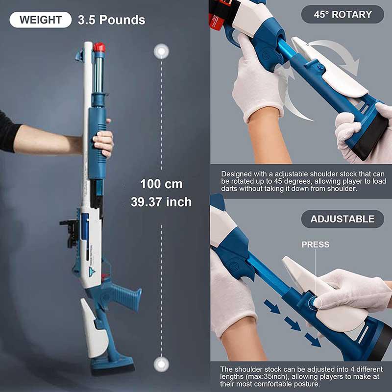 UDL XM1014 Shell Throwing Foam Dart Blasters – Biu Blaster