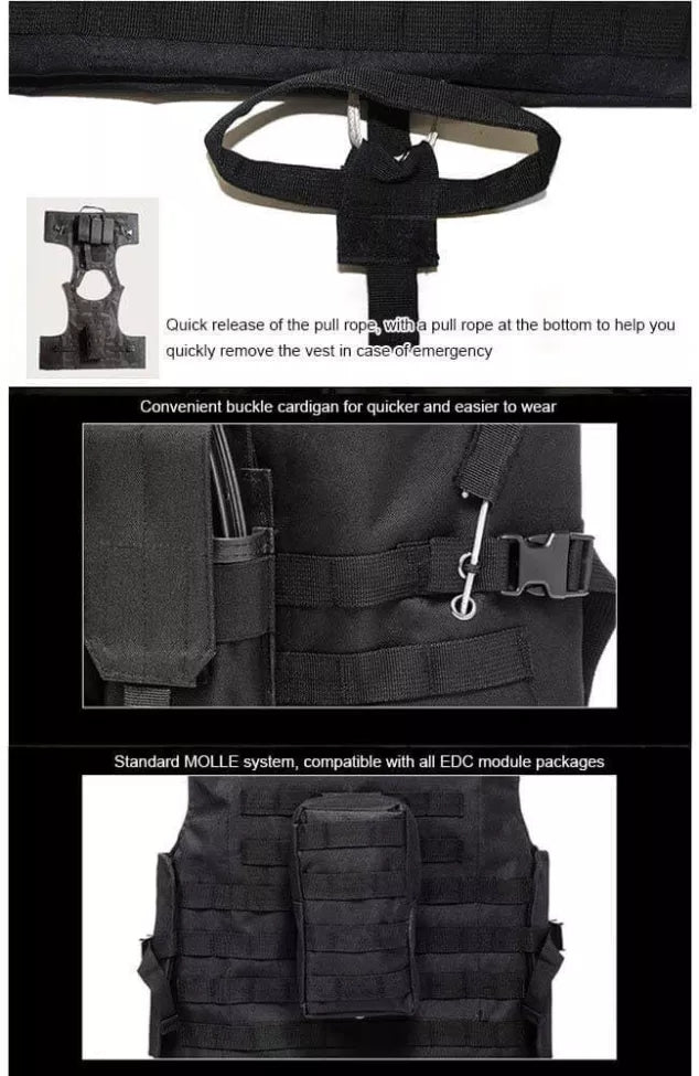 Multifunction Lightweight Molle Amphibious Tactical Vest – Biu Blaster